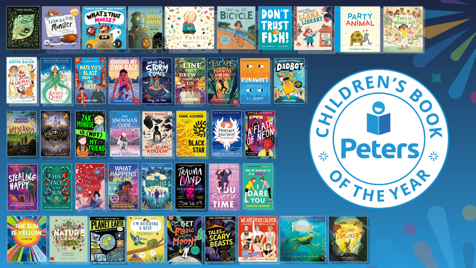 Revealing the Peters Children's Book of the Year Longlist 2026 - Peters