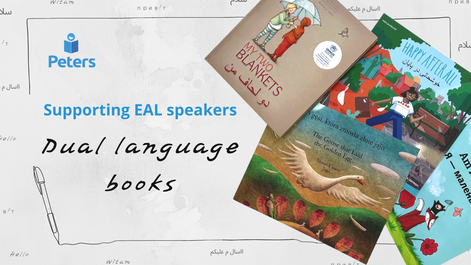 Support EAL pupils with our recommended dual language books - Peters