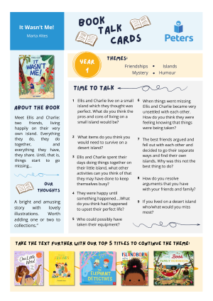 Book Talk Cards | The Reading Framework - Peters