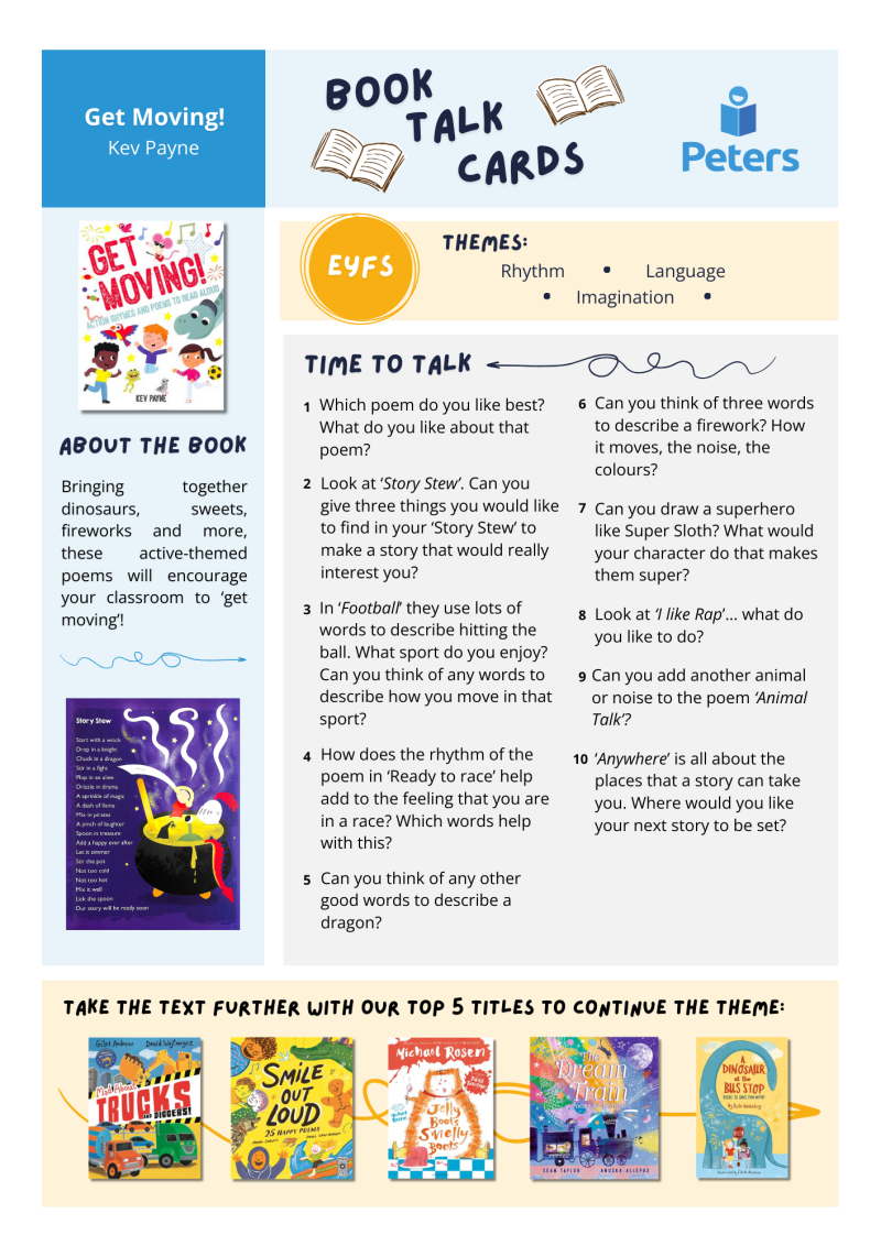 Book Talk Cards | The Reading Framework - Peters