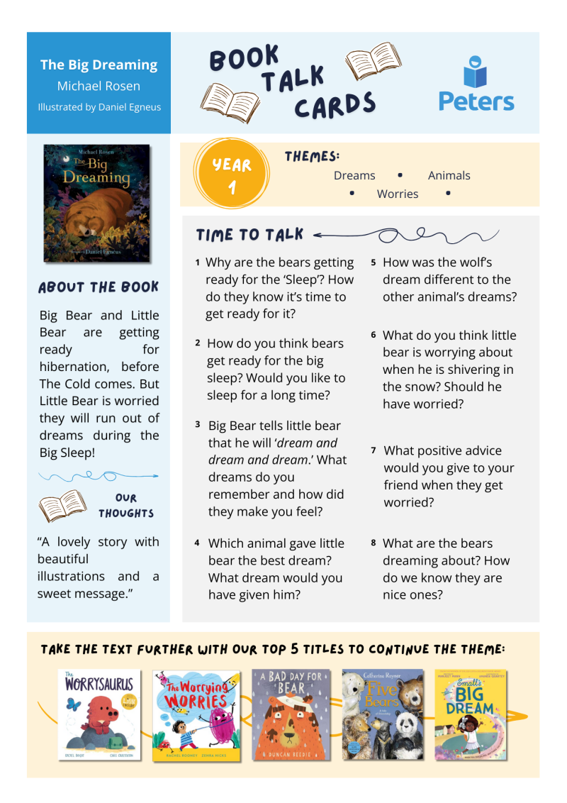 Book Talk Cards | The Reading Framework - Peters