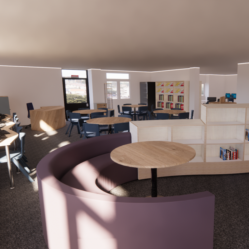 Interior Design For Libraries | Bookcases For Schools & More - Peters