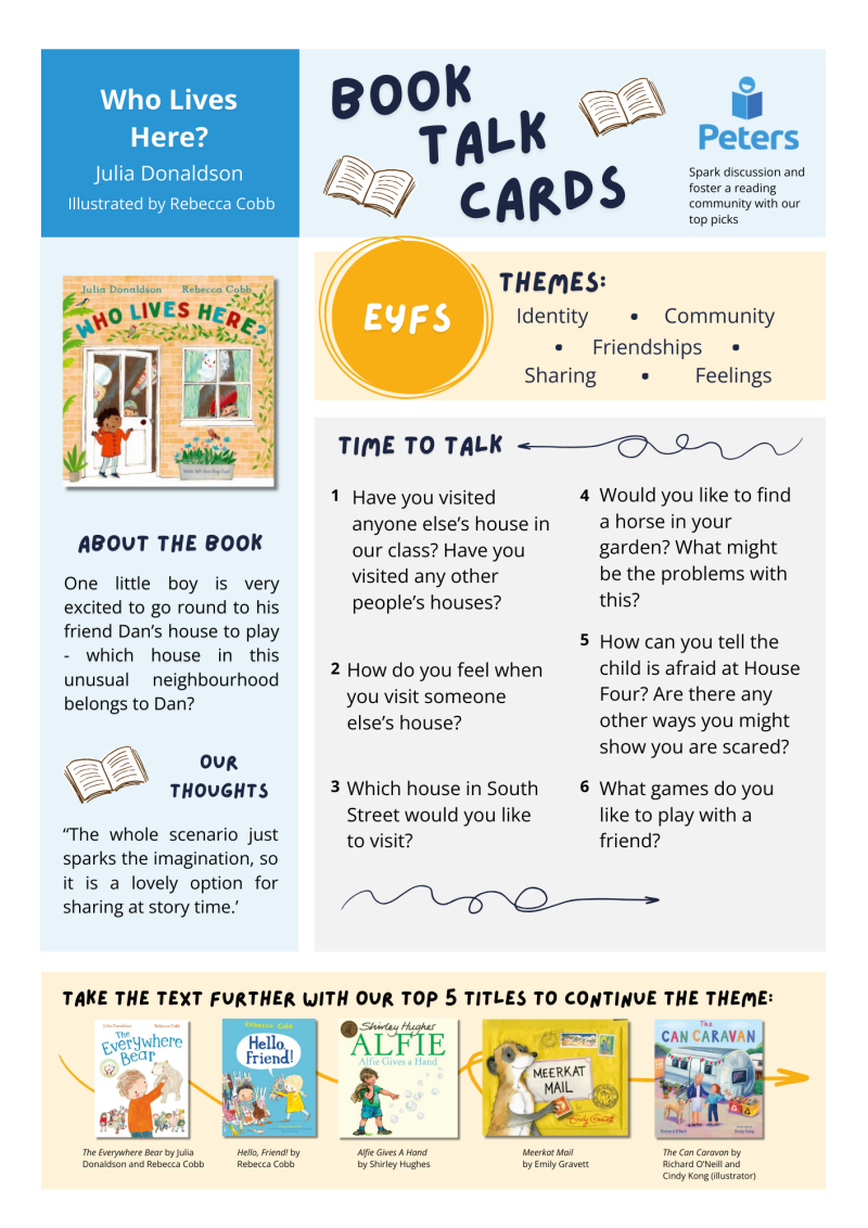 Book Talk Cards | The Reading Framework - Peters