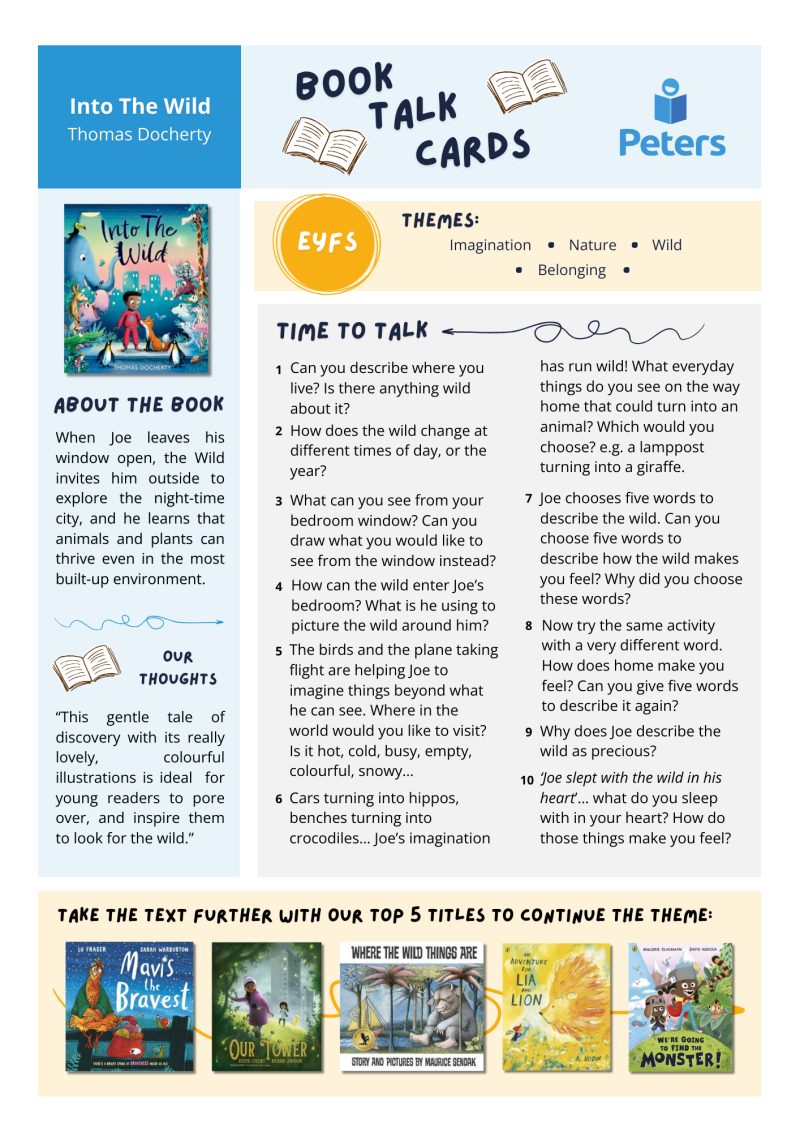 Book Talk Cards | The Reading Framework - Peters