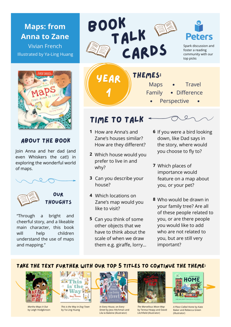 Book Talk Cards | The Reading Framework - Peters