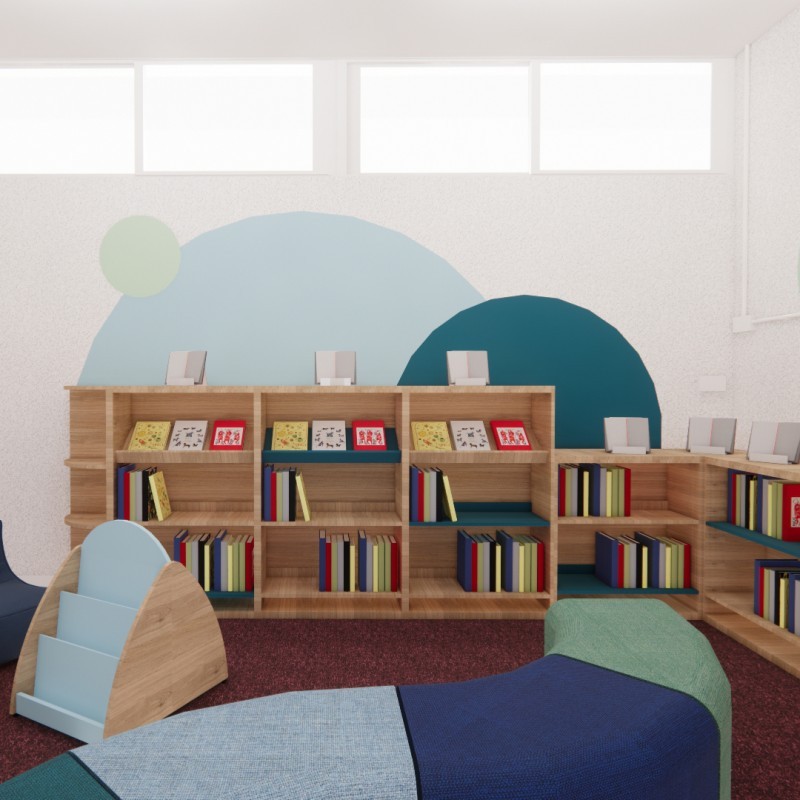 Interior Design For Libraries | Bookcases For Schools & More - Peters