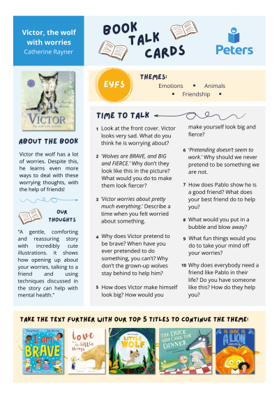 Book Talk Cards | The Reading Framework - Peters