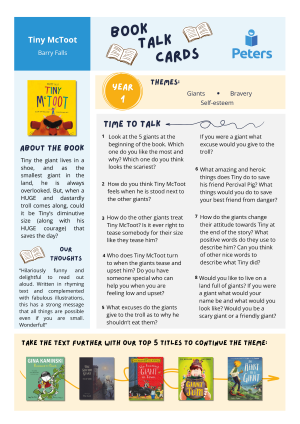 Book Talk Cards | The Reading Framework - Peters