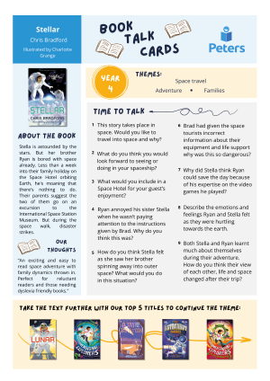 Book Talk Cards | The Reading Framework - Peters