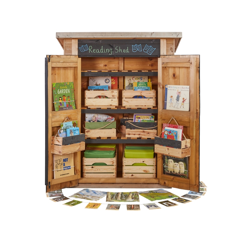 Outdoor Reading Shed | Outdoor Classroom Storage - Peters
