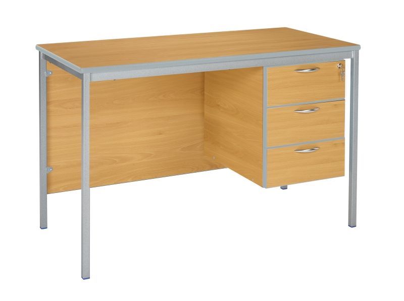 Teachers desk 3 drawer - Peters