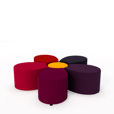 Fabric flower seat - Peters