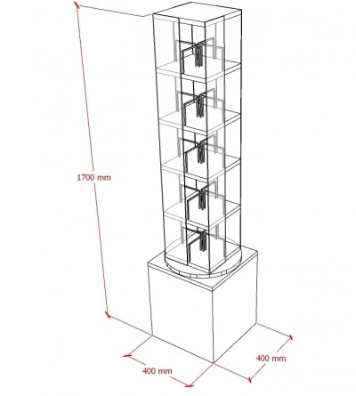 High base paperback spinner - Peters