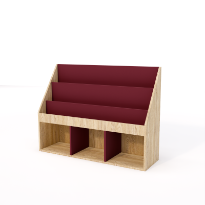 Single sided picture book display unit - Peters